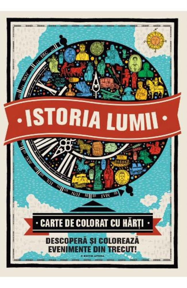 Istoria lumii. Carte de colorat cu harti » BookZone